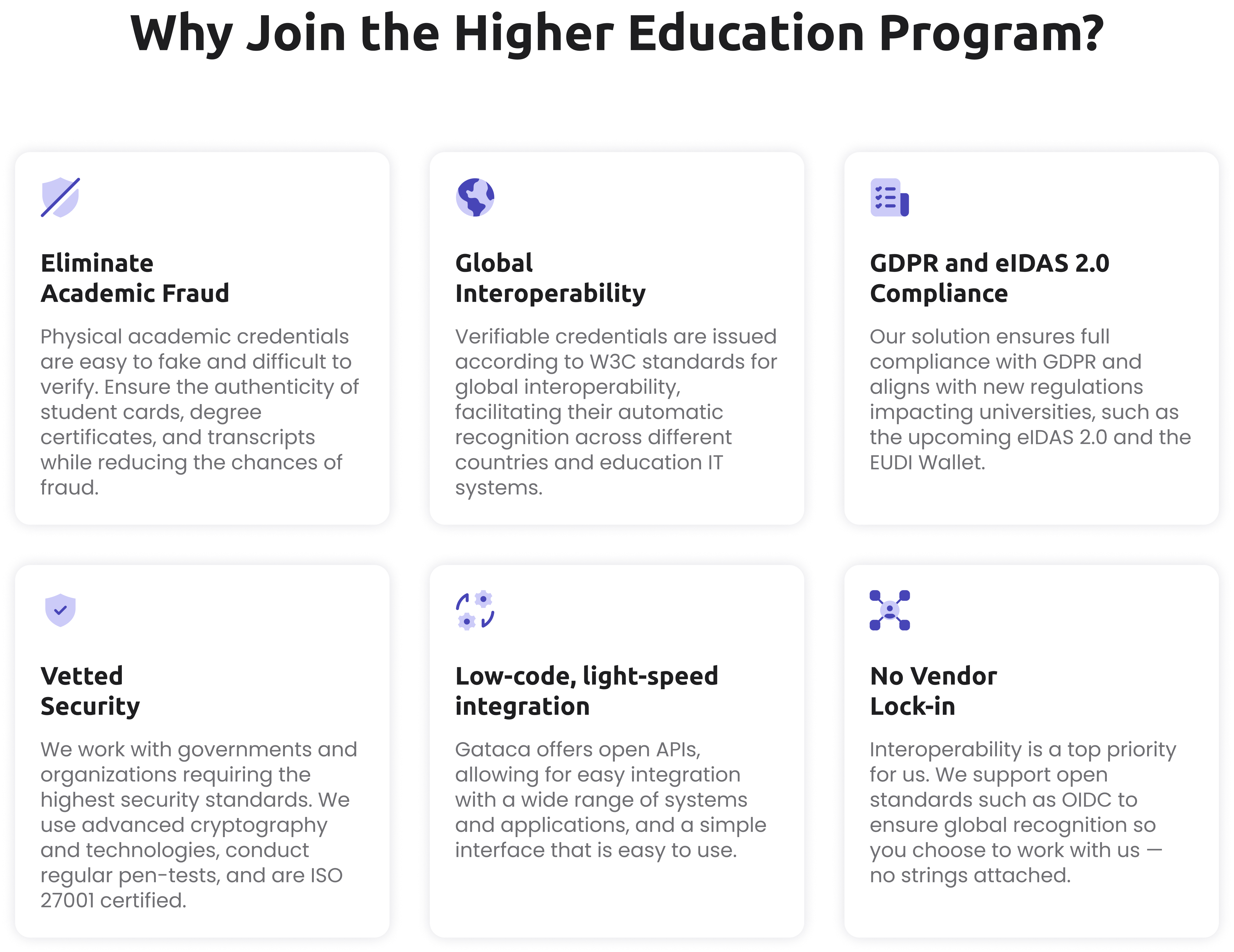 Higher Education Program